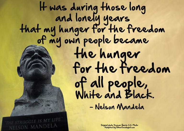 Nelson Mandela’s ProSocial Moral Disobedience – The Other Sociologist