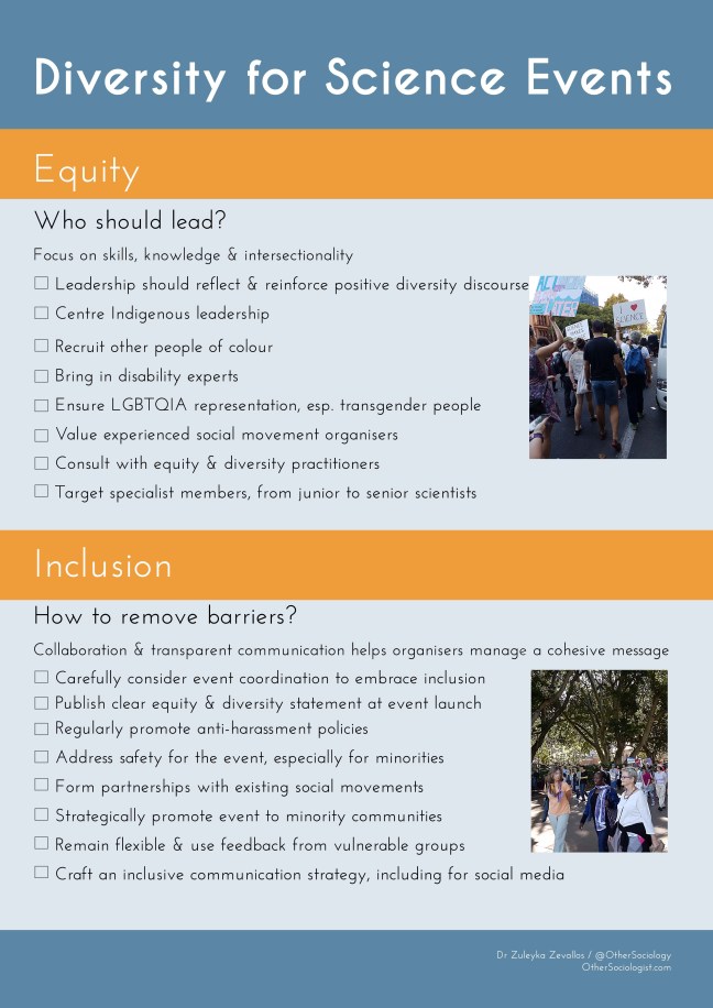 How to Support Equity and Diversity in Academic and Science Events ...